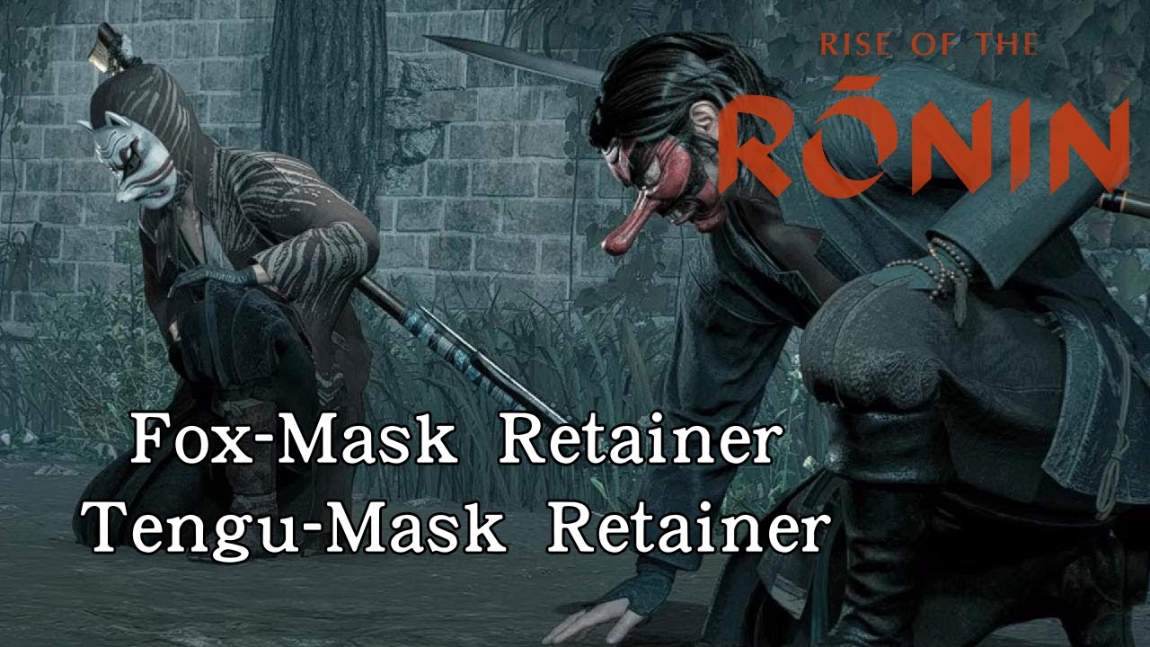 Rise of the Ronin Fox-Mask & Tengu-Mask Retainer (Hard Mode) | 浪人堀起 狐狸 ...
