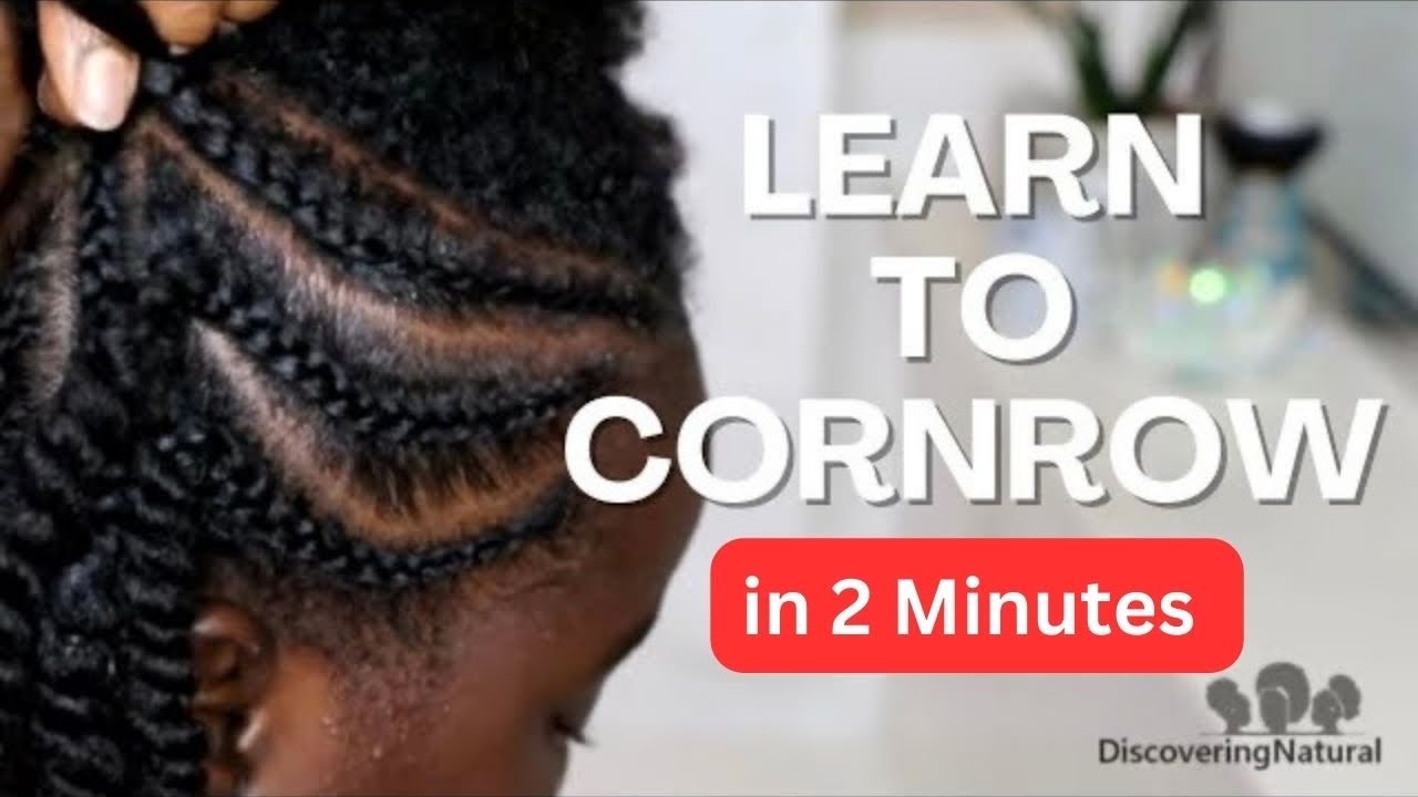Learn How to Cornrow in Less Than 2 Minutes - YouTube