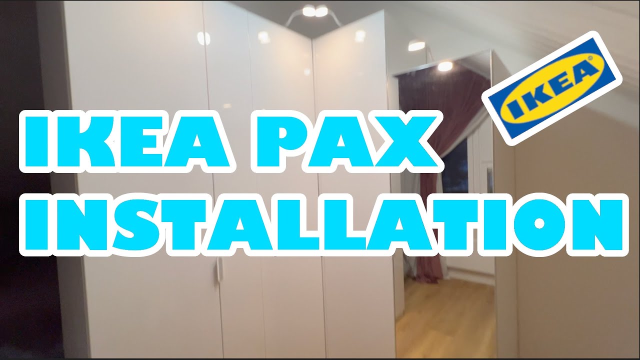 Assembling My Dream Closet | IKEA Pax Wardrobe Installation Blog - YouTube