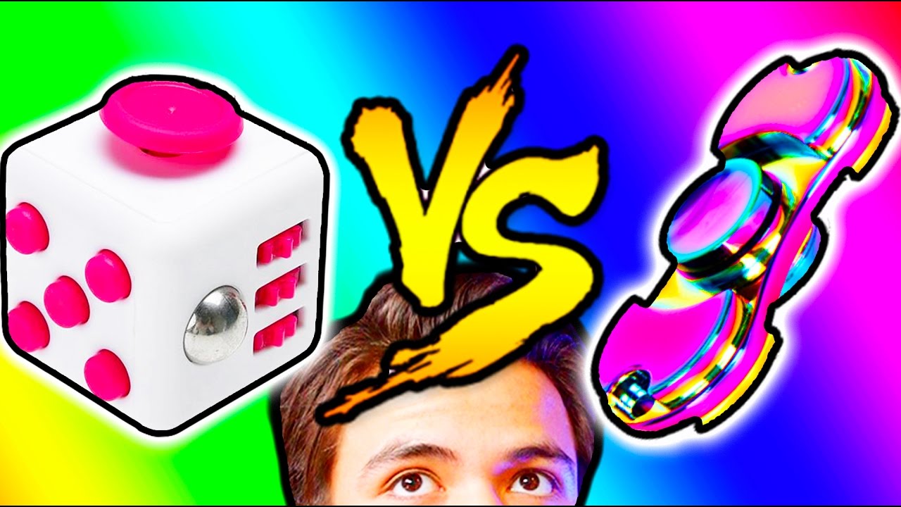 FIDGET SPINNER VS FIDGET CUBE? 😱 - YouTube