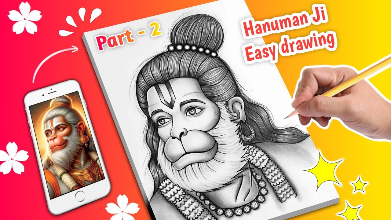 Hanuman Outline Hanuman Ji With Parvat – Beliramonline