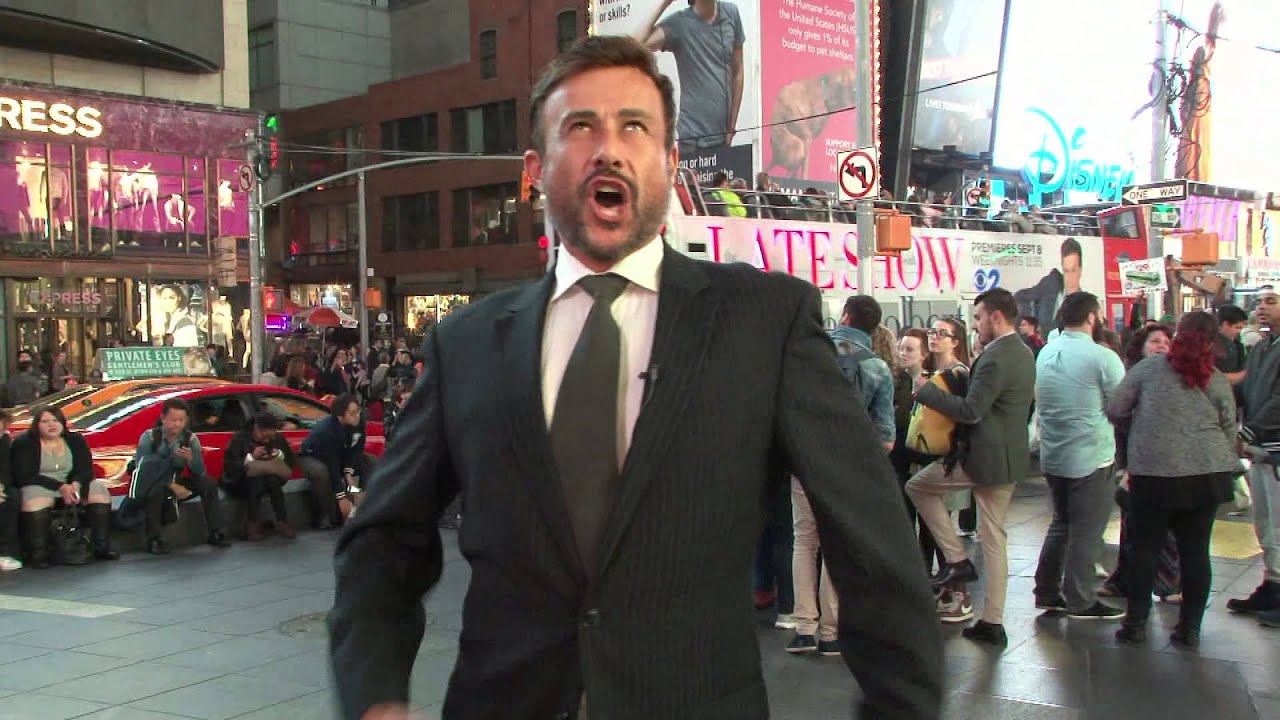 Steven Fales: CULT MODEL in Times Square - YouTube