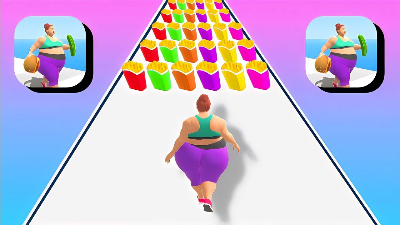 Fat 2 Fit Game - Max Level ( Freeplay , gameplay ) - YouTube