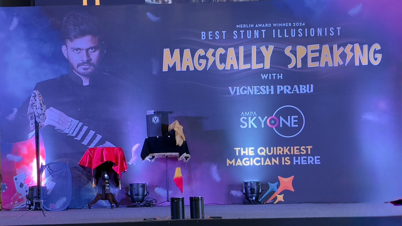 Magically speaking with Vignesh Prabhu#magic #VigneshPrabhuMagic # ...