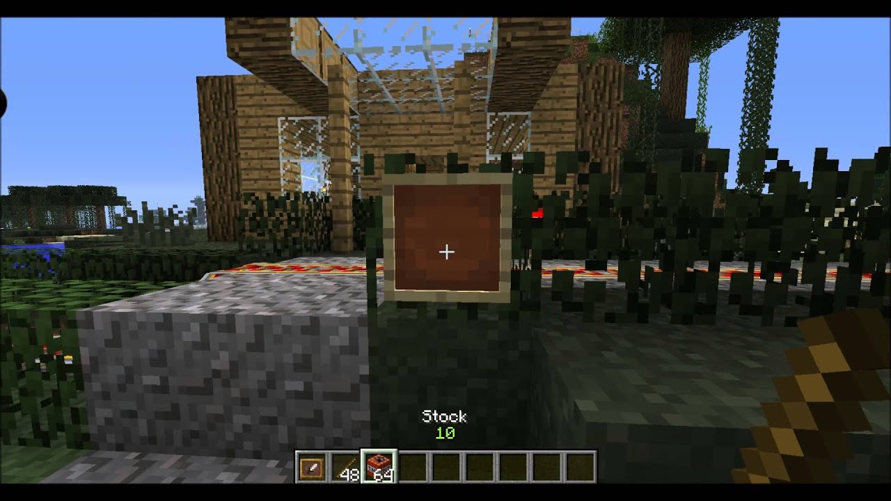 Minecraft Tutorial Rahmen bauen und benutzen - YouTube