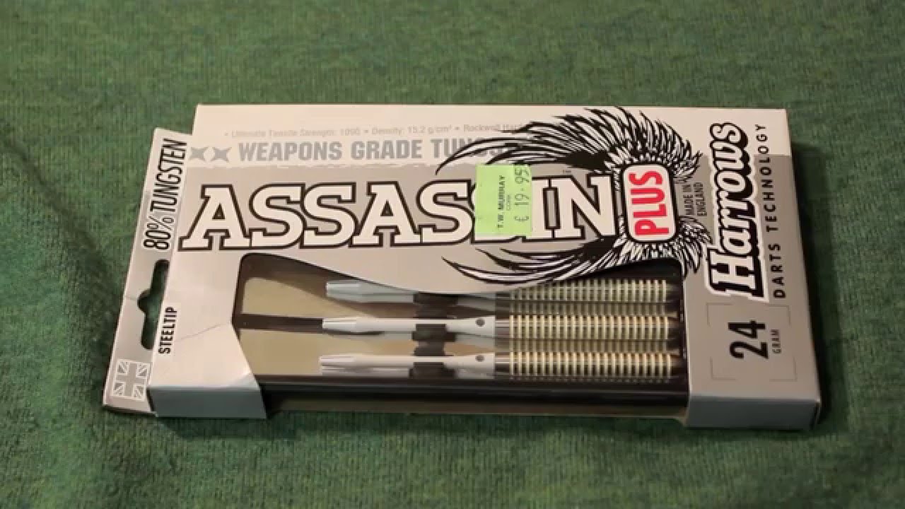 HARROWS ASSASSIN PLUS DARTS (80% Tungsten) - YouTube