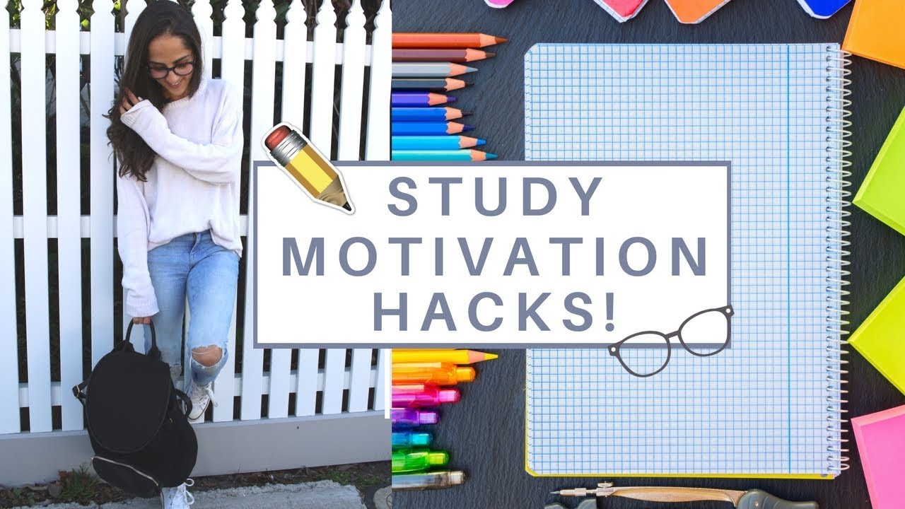 7 Study motivation hacks for school! - YouTube