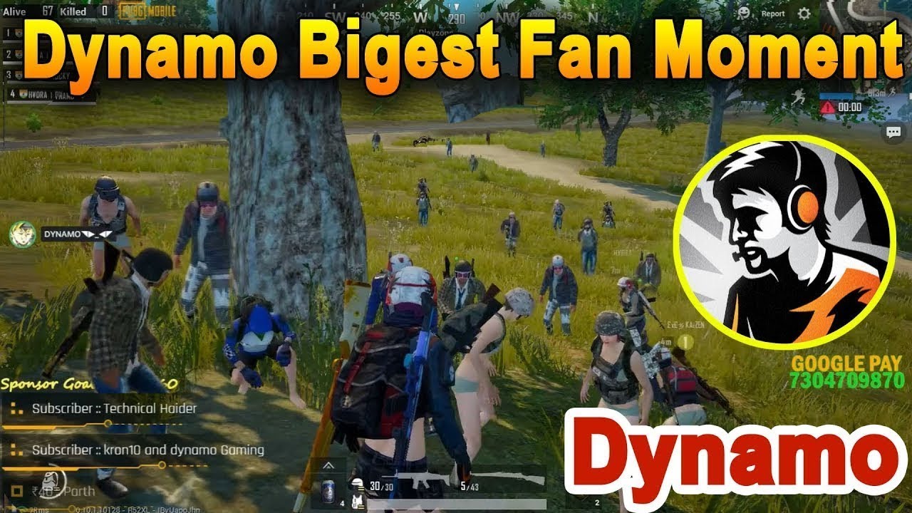 DYNAMO GAMING BIGGEST FAN MOMENT | PUBG Mobile Meetup | DYNAMO Big Fan ...