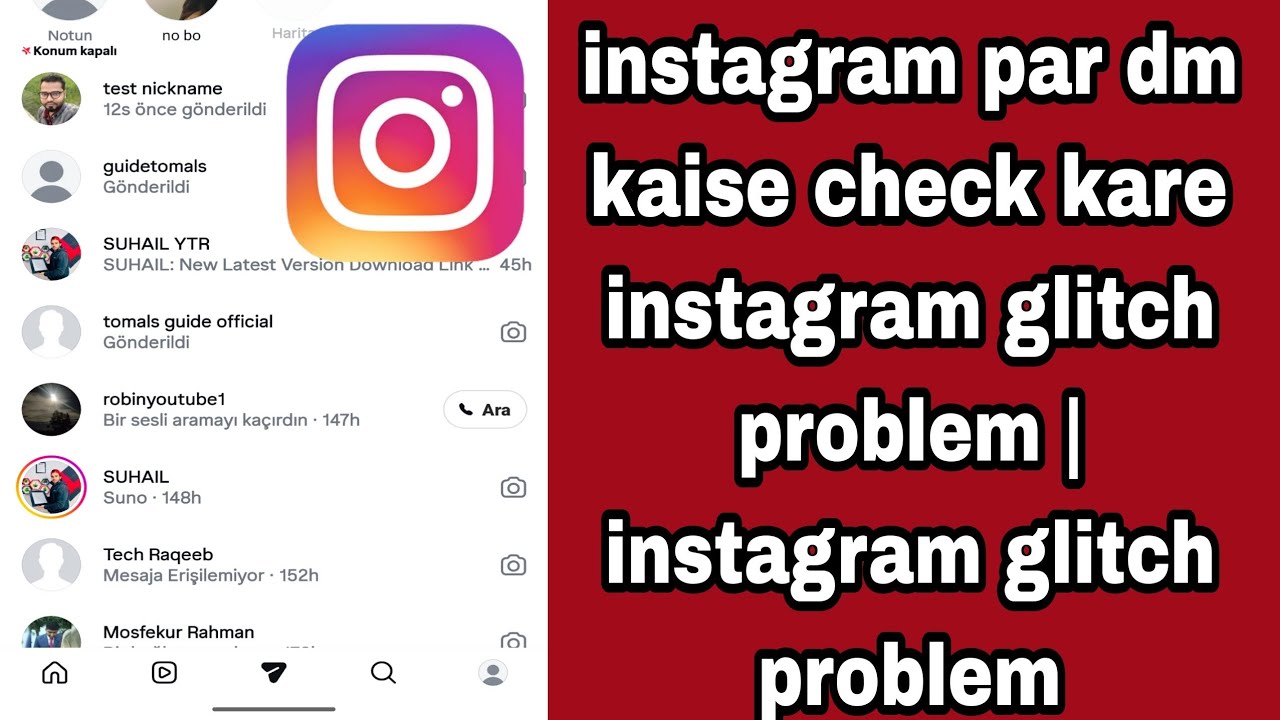 instagram message problem | insta msg problem | instagram crash problem ...
