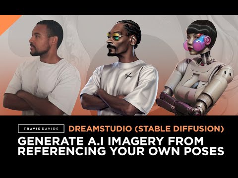 Generate A.I Imagery From Referencing Your Own Poses - Dream Studio By Stable Diffusion