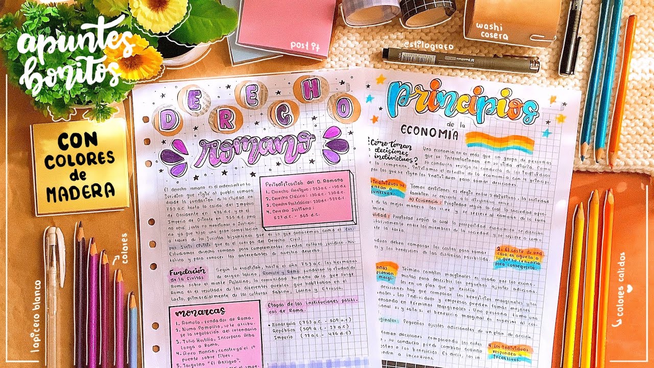 Diez consejos para tomar apuntes en clase