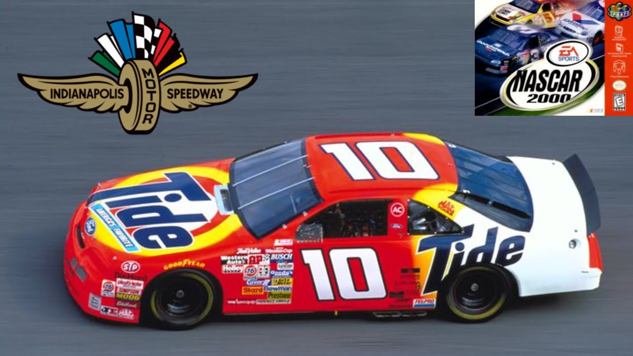 Nascar 2000 N64: Corriendo con Ricky rudd en Indianápolis - YouTube