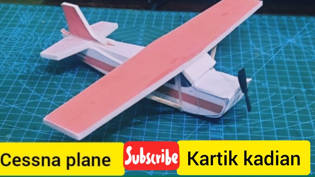 Cessna plane/Homemade plane/Toy plane/Amazing plane😮/Model/How to make ...
