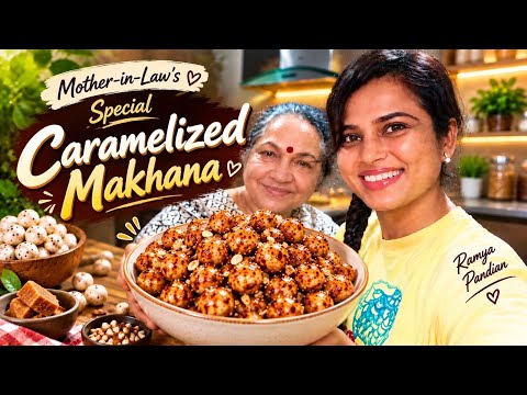 Mother-in-Law’s Special Quick & Yummy Makhana Snacks 😋 | Ramya Pandian
