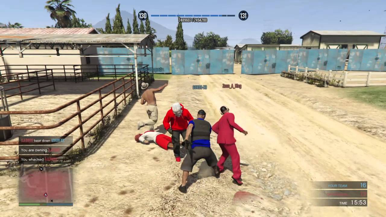 Gta 5 ring fight pt.1 - YouTube