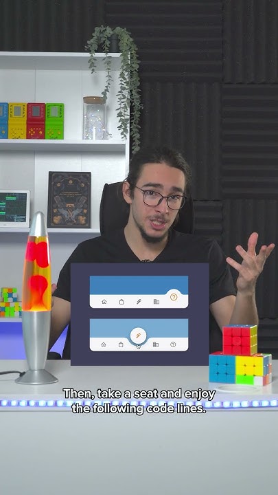 How to create an Animated bottom bar using CSS transitions only - YouTube