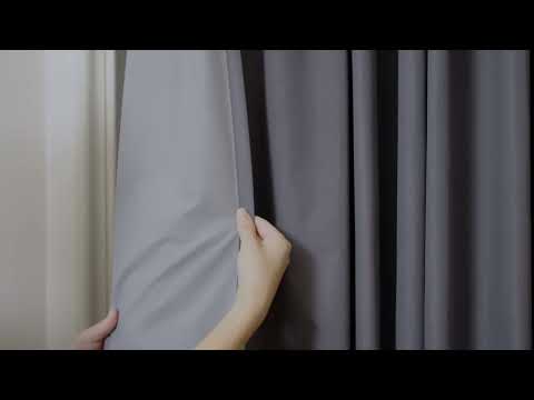 Fewer distractions, better sleep with Soft Matte Brushed Blackout Curtains
