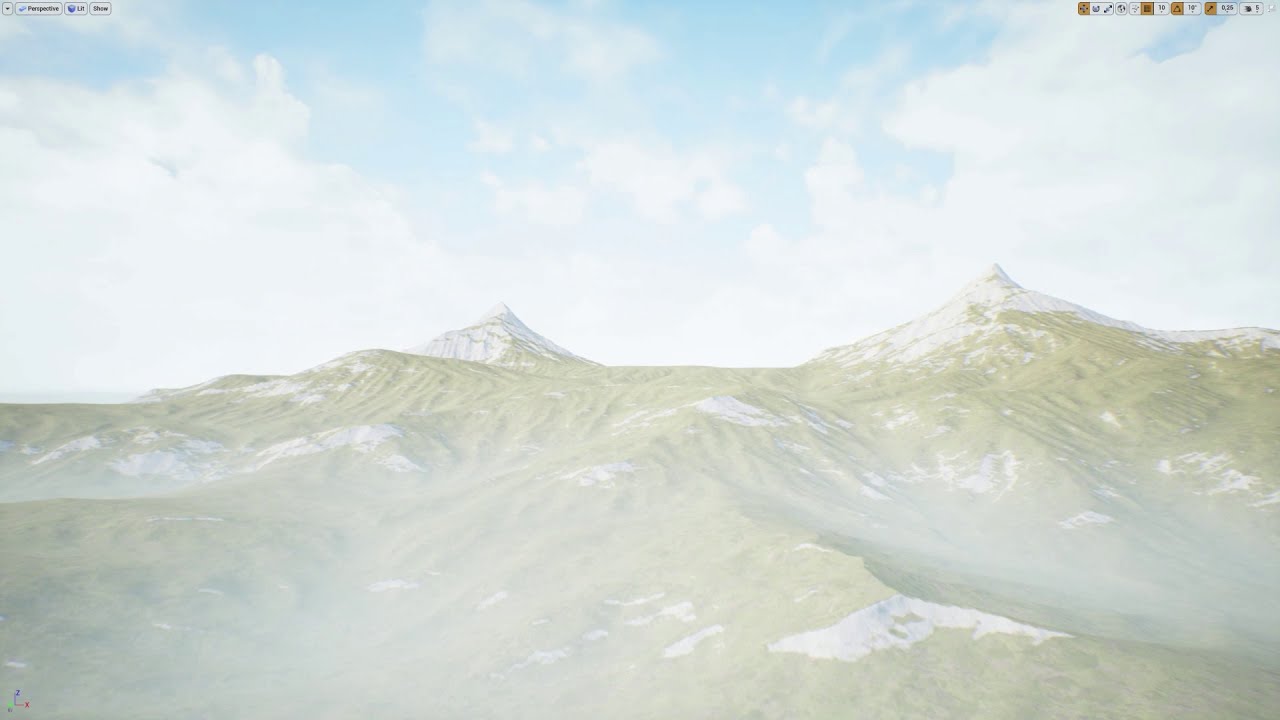 Unreal Engine 4 Hight Map Landscape + Auto Landscape Material - YouTube
