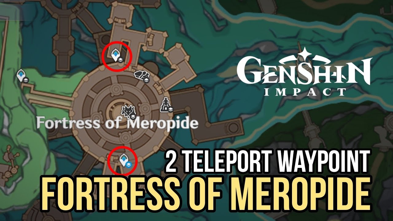 Cara Membuka Teleport Waypoint Fortress of Meropide - Fontaine 4.1 ...