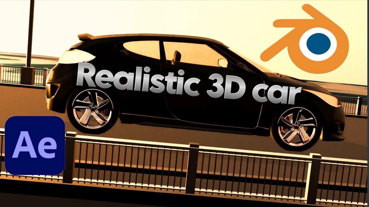 Stunning 3D Realistic Car Animation | Blender & After Effects | A.K ...
