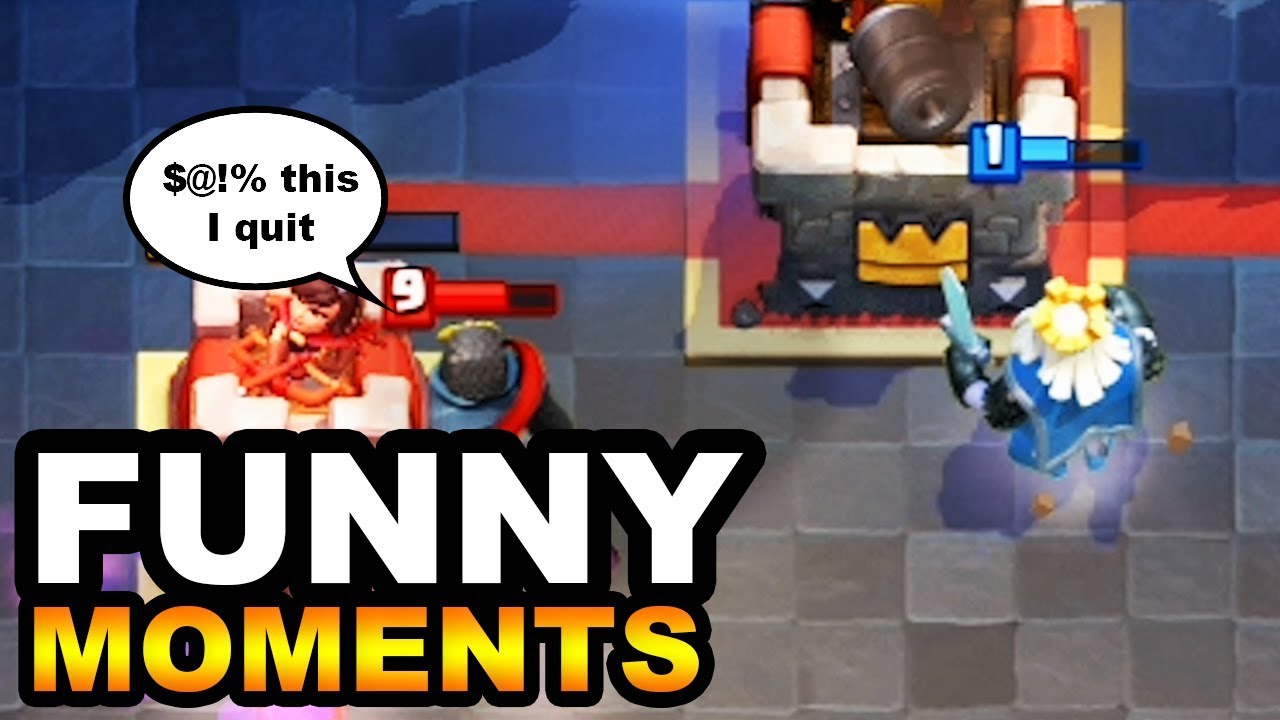 Short Clash Royale Funny Moments Montage #2 🤣 - YouTube