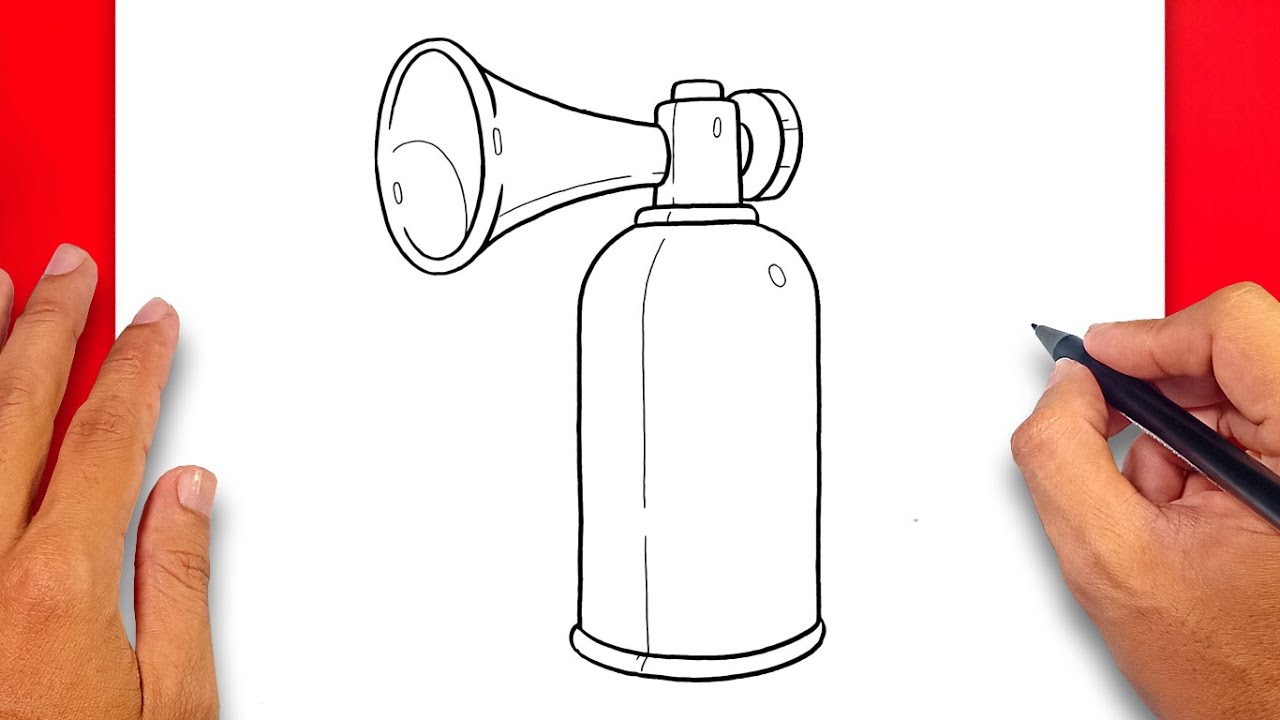How to draw Airhorn - Easy Drawing Air Horn - YouTube