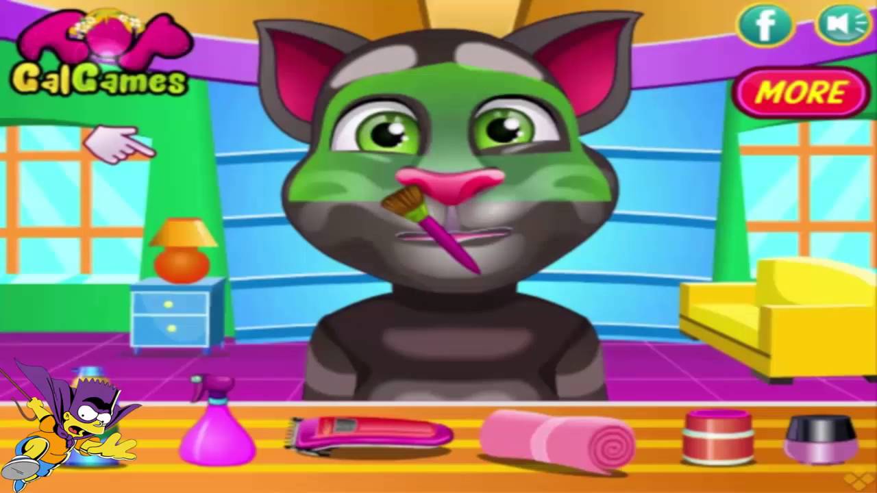GAMES FOR CHILDREN - TOM SHAVING AND GROOMING - GFK - YouTube