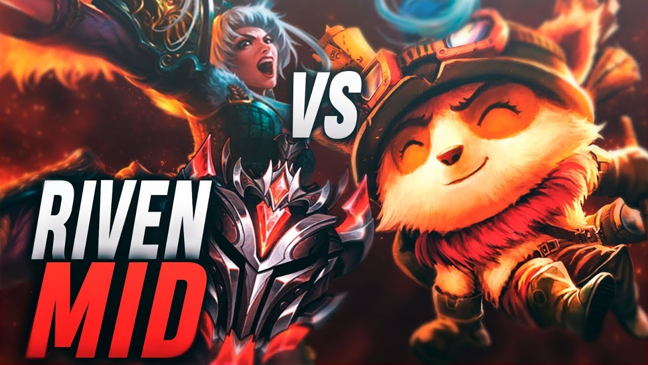 ¡RIVEN MID vs TEEMO en GRANDMASTER! ¡NI 3VS1 PUEDEN CONMIGO! - YouTube
