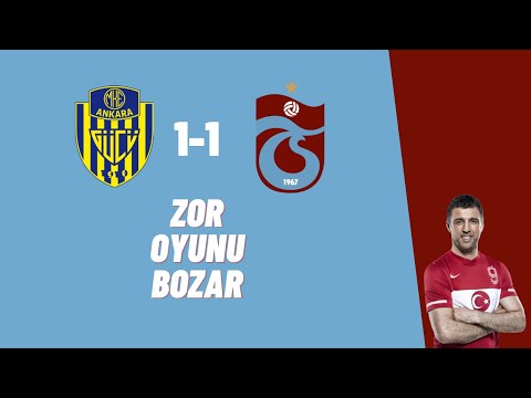 Zor oyunu bozar! #Ankaragücü 1-1 #Trabzonspor