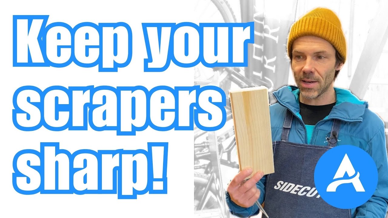 Snowboard Tuning: Scraper sharpening, scraping wax, brushing the base ...