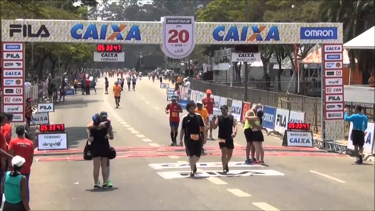 Maratona 2014 Linha de chegada - YouTube
