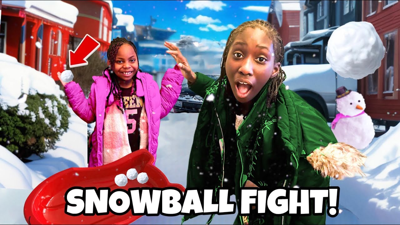 SNOWBALL FIGHT!!! - YouTube