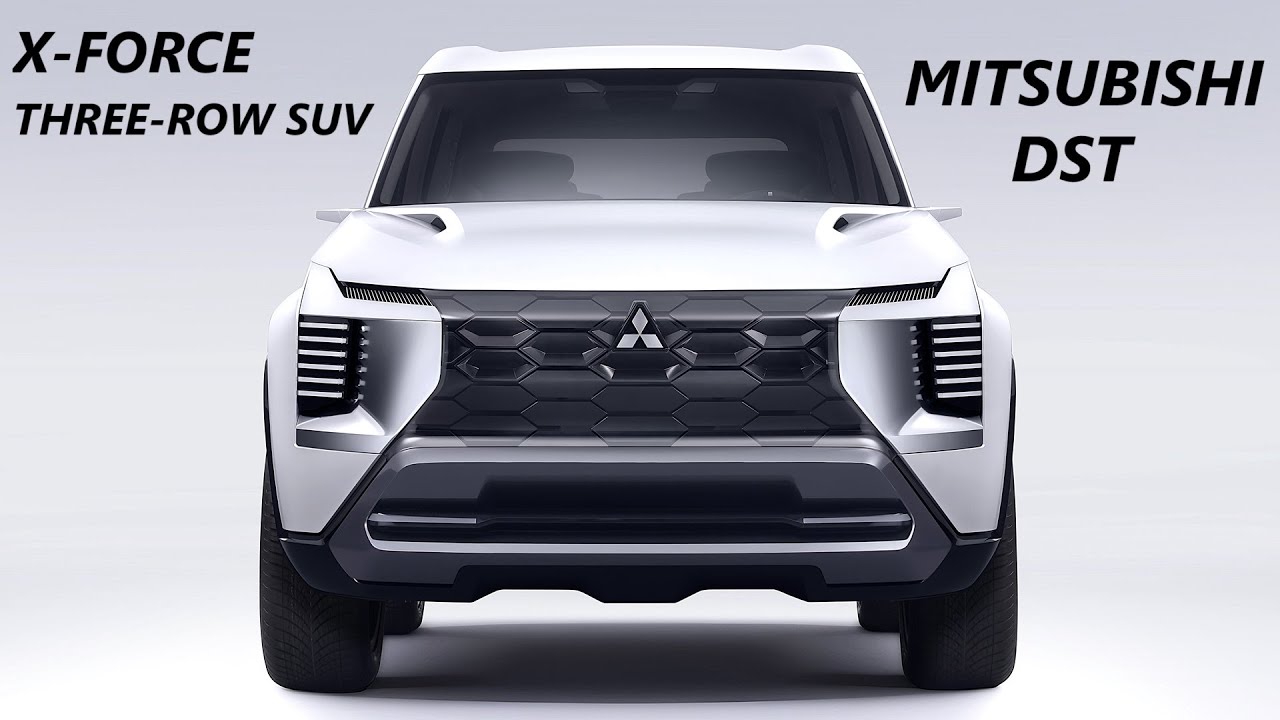 New 2025 Mitsubishi DST Concept (Xforce) Three-row SUV Interior ...