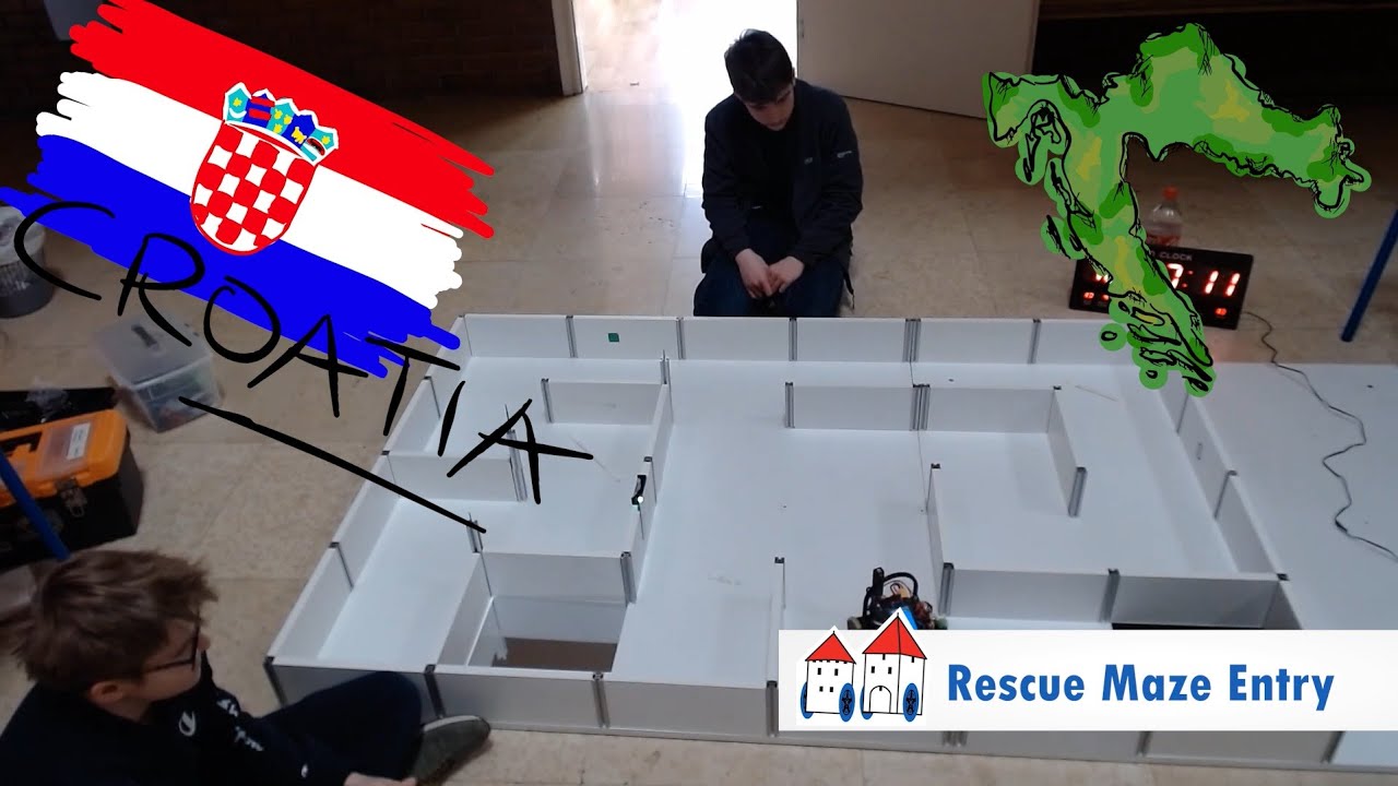 European RoboCup Junior 2023 - Maze Entry - YouTube