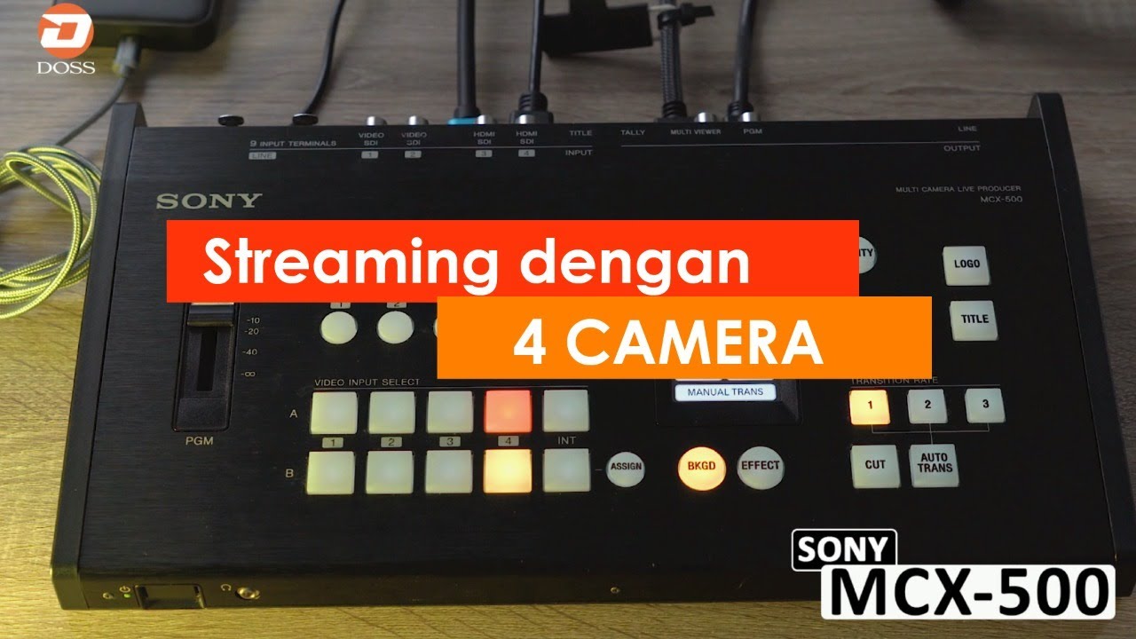 Review Sony MCX-500 | switcher kamera buat live streaming - YouTube