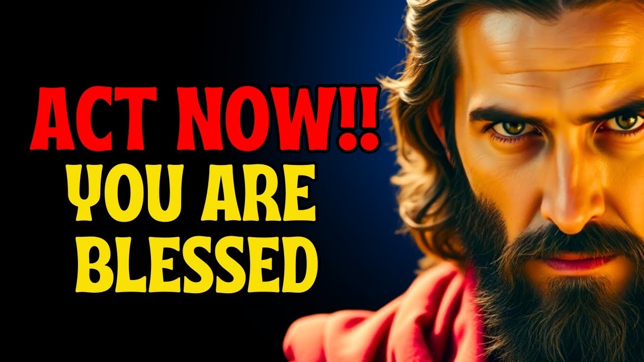 🔴"ACT NOW!! YOU ARE BLESSED, OPEN IMMEDIATELY” | God Message Today ...