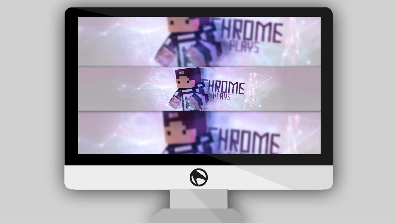 CHROME- MINECRAFT 3D BANNER - YouTube