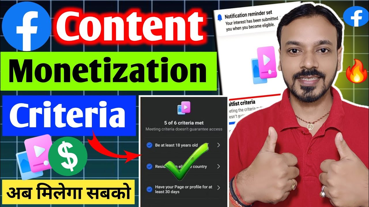 Facebook Content Monetization Tools Criteria Exposed 😱 Facebook Big ...