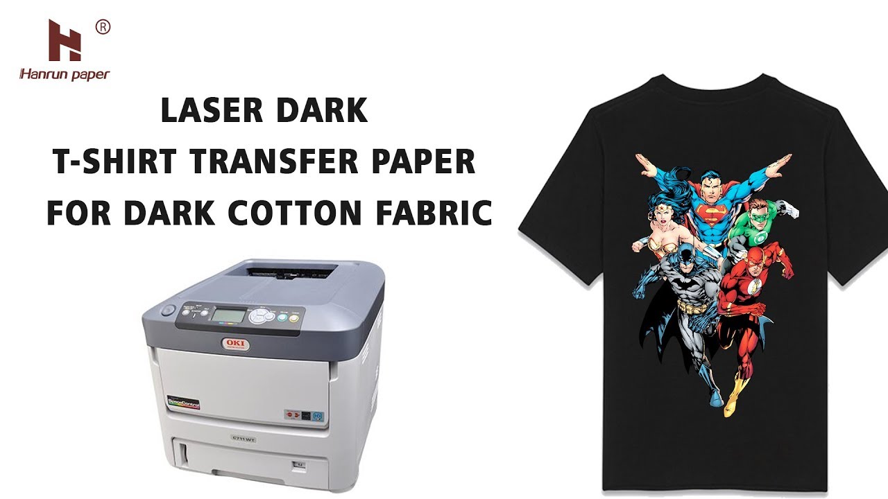 Laser Dark T Shirt Transfer Paper For Dark Cotton Fabric YouTube laser-dark-t-shirt-transfer-paper-for-dark-cotton-fabric-youtube