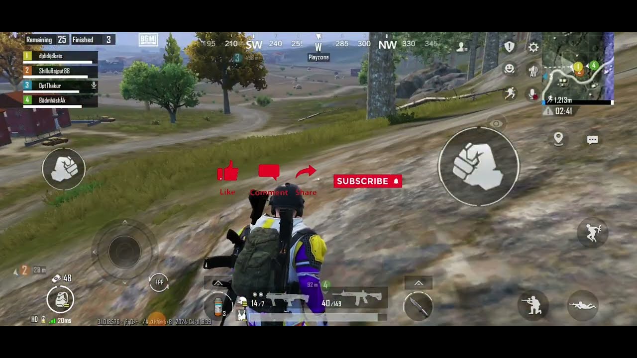 BGMI FIRST TIME GAMEPLAY IN PC JUST LIKE NOOB WATCH THIS VIDEO AND TRY ...