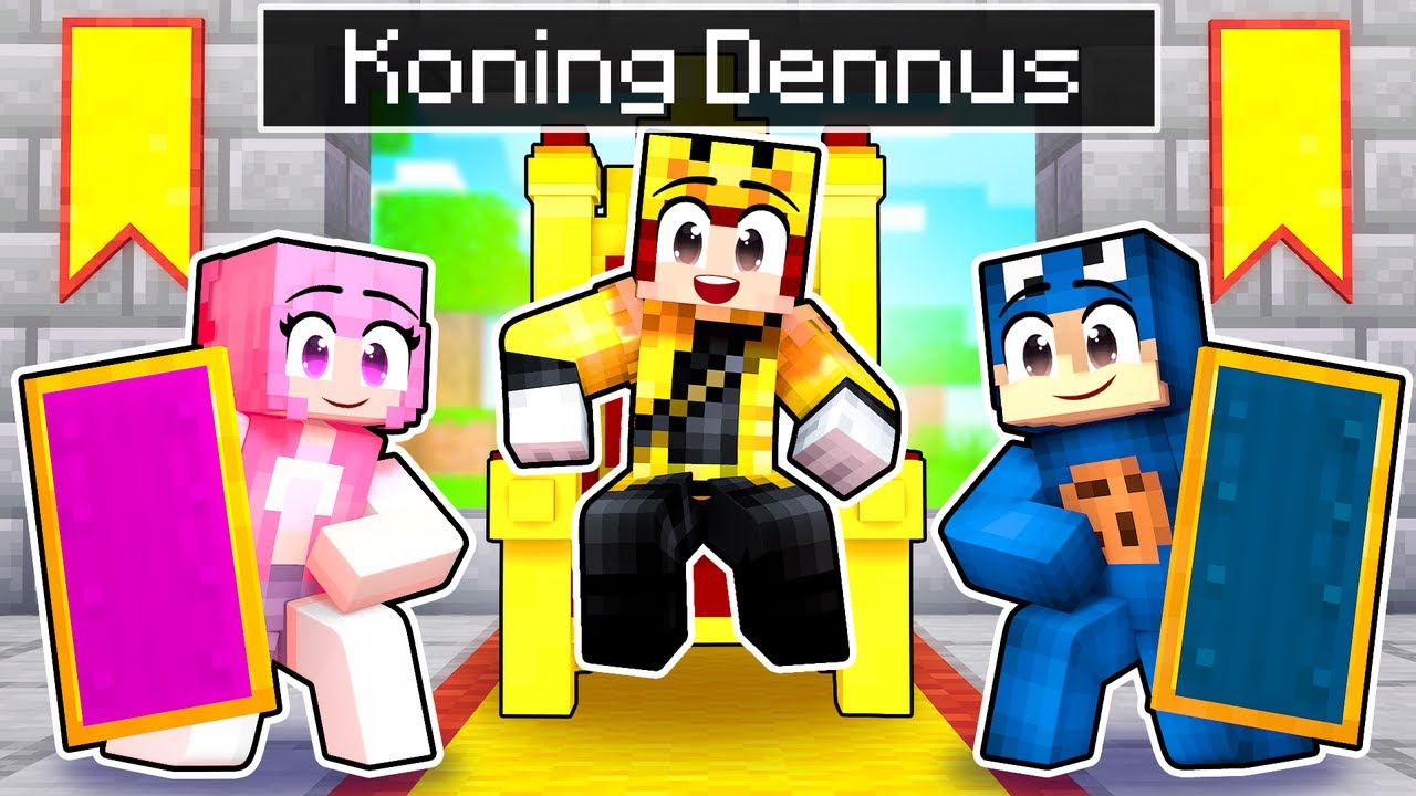 Dennus Wordt De KONING In Minecraft.. - YouTube