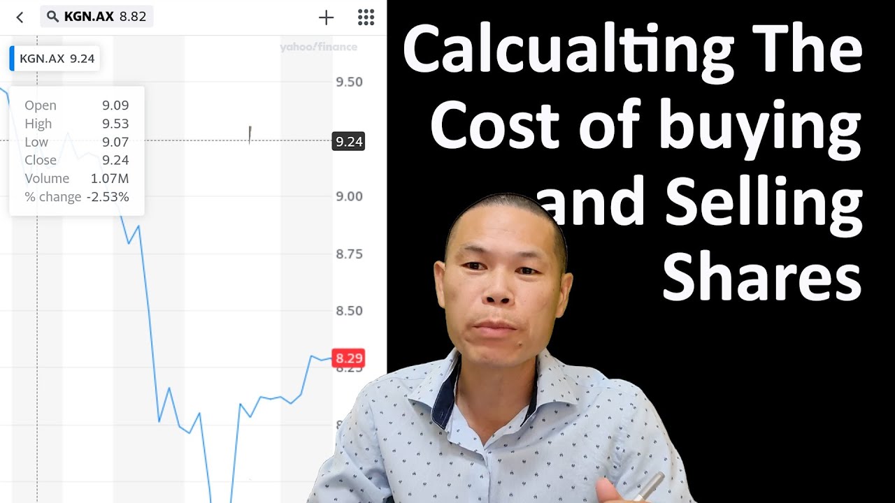 Calculating The Cost of Buying and Selling Shares - YouTube
