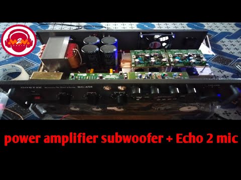 POWER AMPLIFIER SUBWOOFER + DIGITAL ECHO MIC, REVIEW & CEK SOUND ...