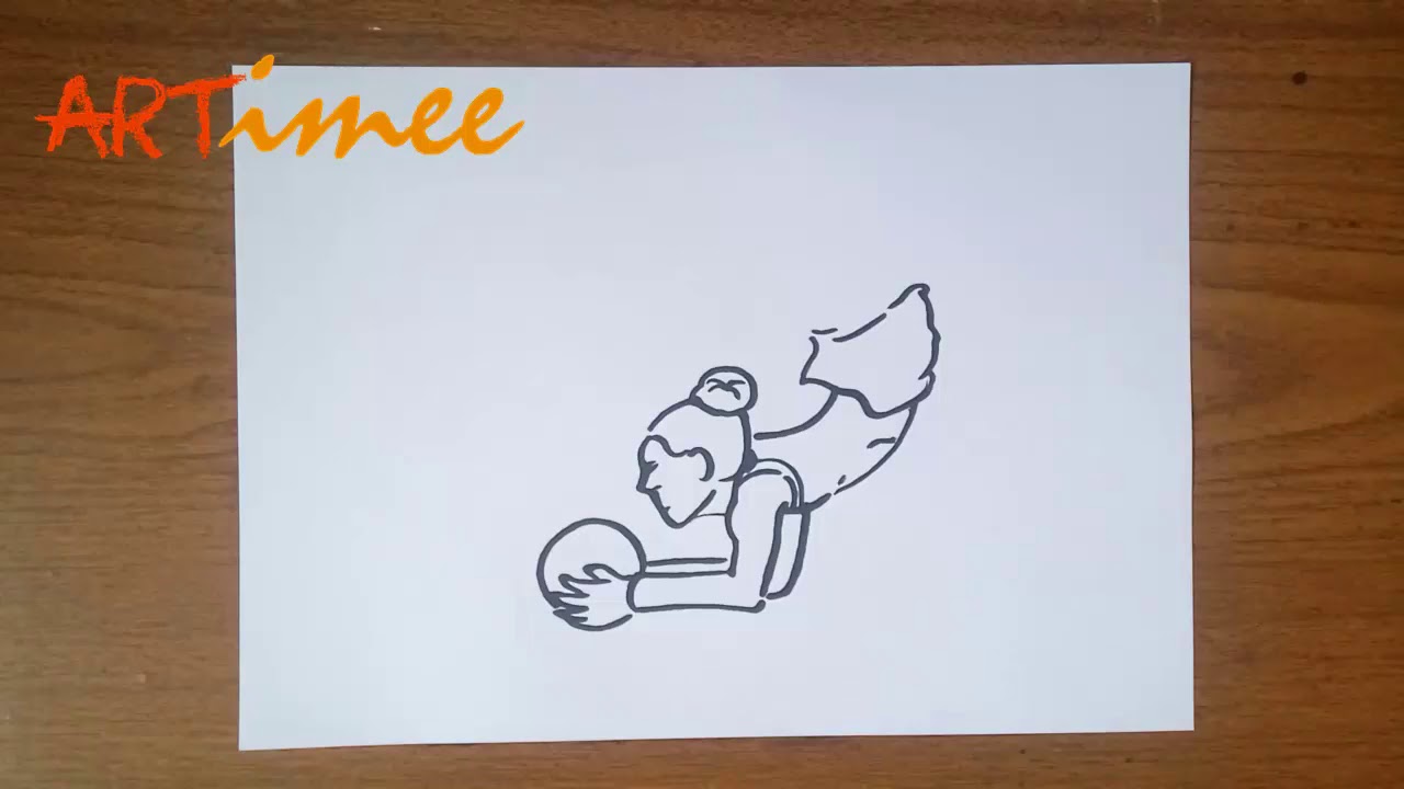 How to Draw a Gymnast - YouTube