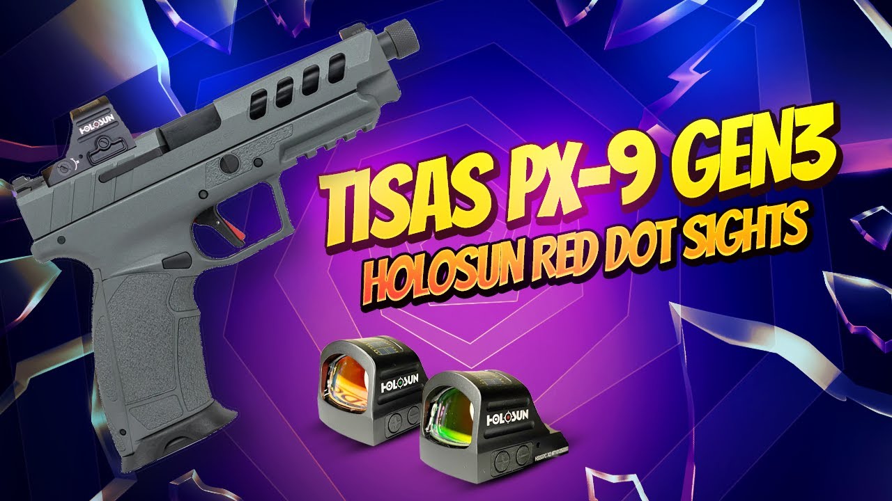 Top 5 Tisas PX9 Optics Ready Holosun Red Dot Sights - YouTube