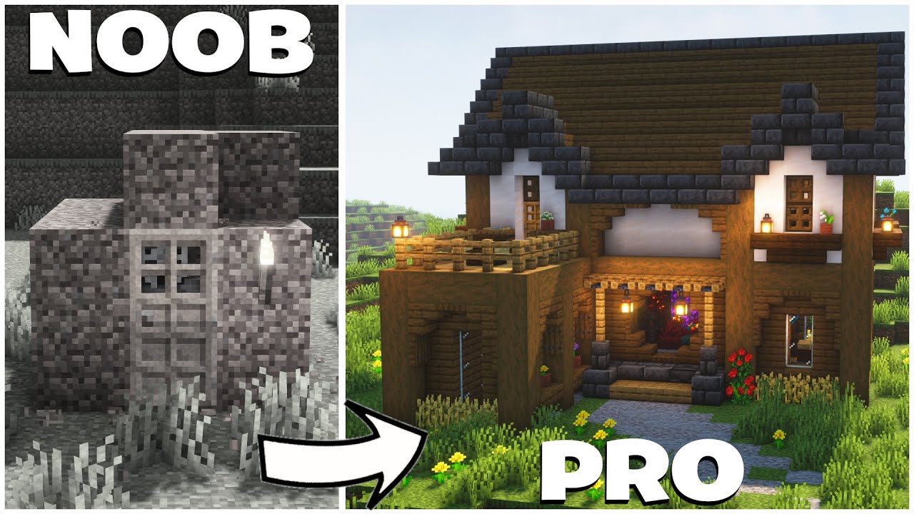 I Surprised a NOOB with a Brand New Base in Minecraft - YouTube