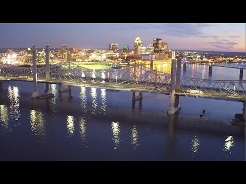 Downtown Crossing Aerial Video -- Louisville-Southern Indiana Bridges ...