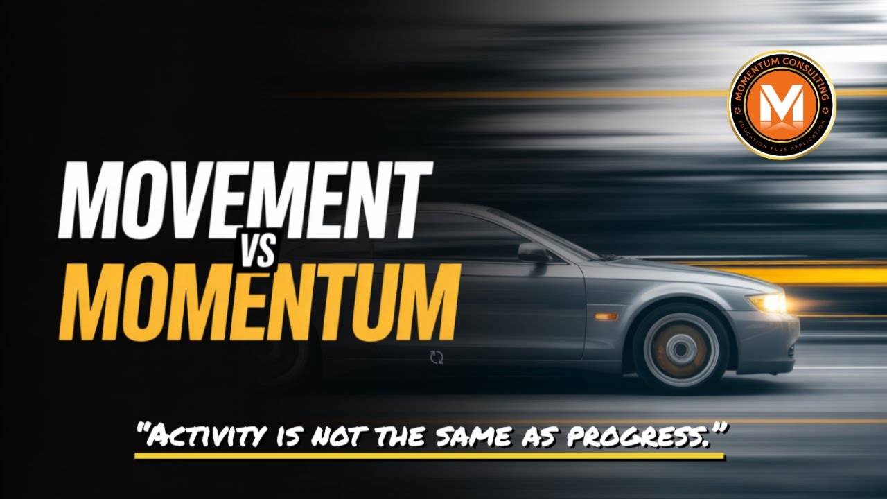 Do Less, Achieve More: Movement vs. Momentum in Progress - YouTube