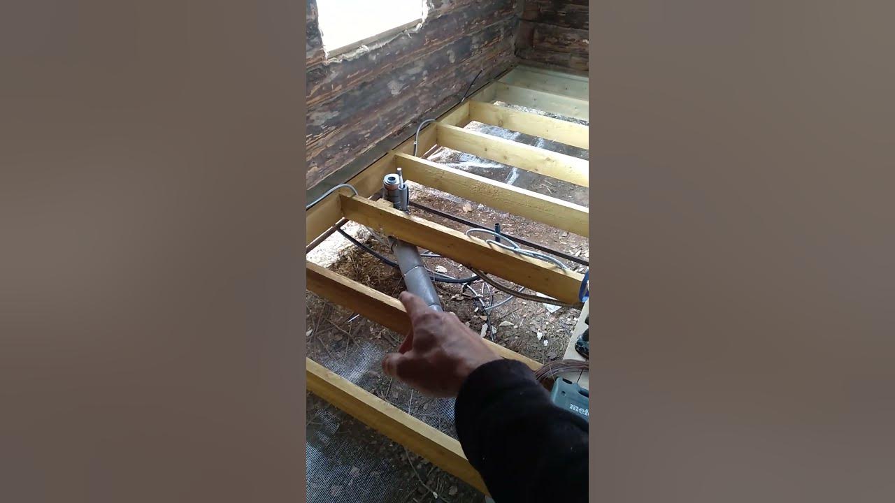 Монтаж чернового пола в срубе Как и из чего Разные варианты и нюансы