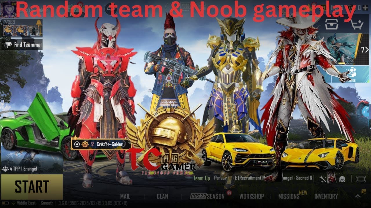 Random team vs noob’s, new 3.7 update gameplay, 💣 💣 💣 no 1 noob. High ...